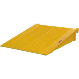 Justrite® 28678 Yellow Ramp for 2 & 4 Drum EcoPolyBlend™ DrumShed ...