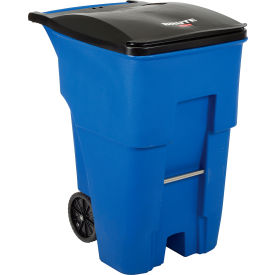 Rubbermaid Brute® 95 Gallon Rollout Container - FG9W2273BLUE — Keller ...