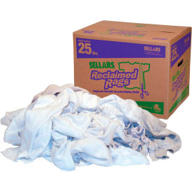 Reclaimed Rags - White Fleece, 25 Lbs. 99203 — Keller-Heartt