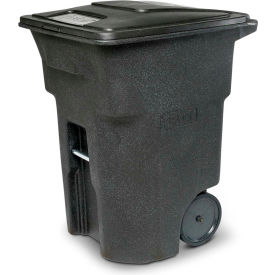 Toter Heavy Duty Two-Wheel Trash Cart, 96 Gallon Black - ANA96-00BKS ...