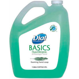 Dial® Professional Basics Foaming Hand Soap, Honeysuckle, Gallon Bottl ...